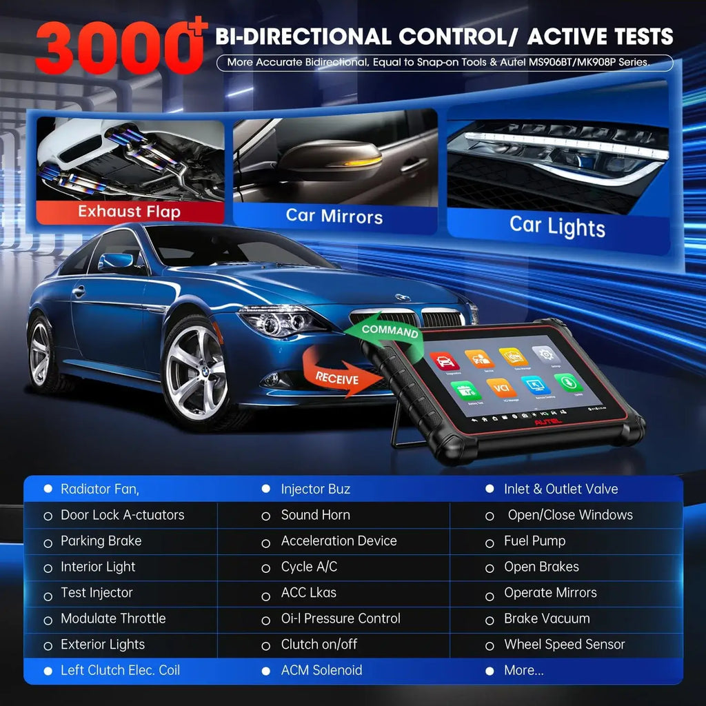 [New Arrivals] Autel MaxiCOM MK900-BT Automotive Diagnostic Scanner Su ...