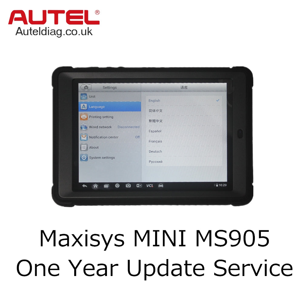 Autel MaxiSys MINI MS905 One Year Update Service – Autel Online Store